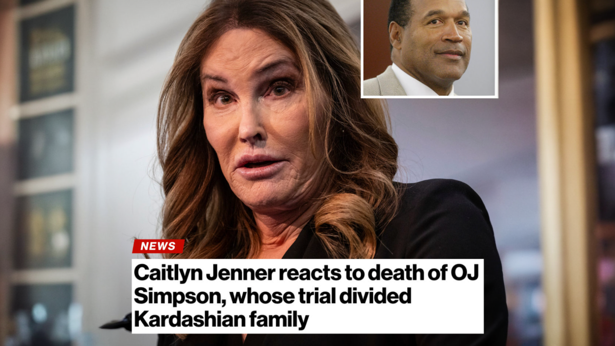 Caitlyn Jenner reacts to death of OJ Simpson, whose trial divided ...